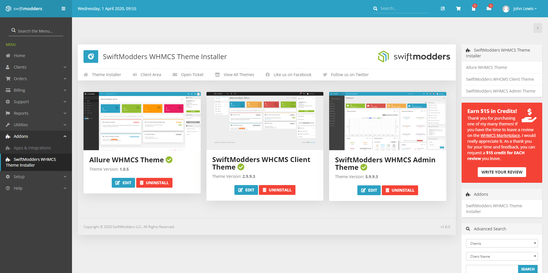 Introducing the SwiftModders WHMCS Theme Installer | SwiftModders Blog